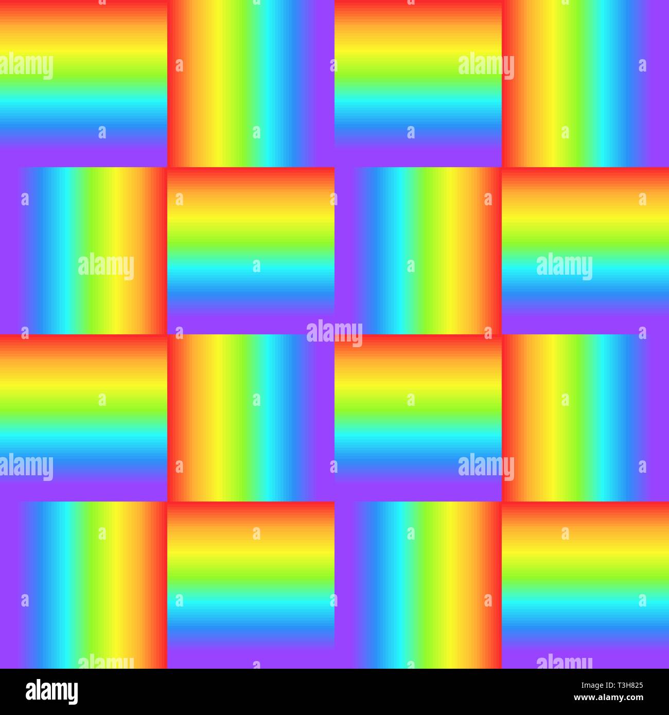 Rainbow squares hi-res stock photography and images - Alamy