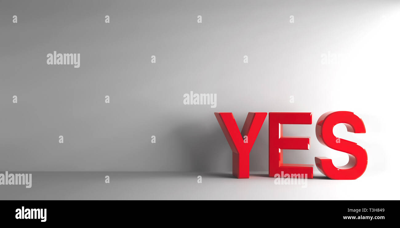 Yes information hi-res stock photography and images - Alamy