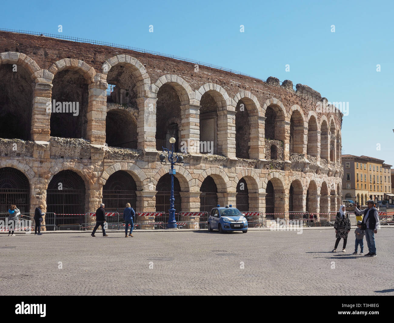 VERONA, ITALY - CIRCA MARCH 2019: Arena di Verona roman amphitheatre ...
