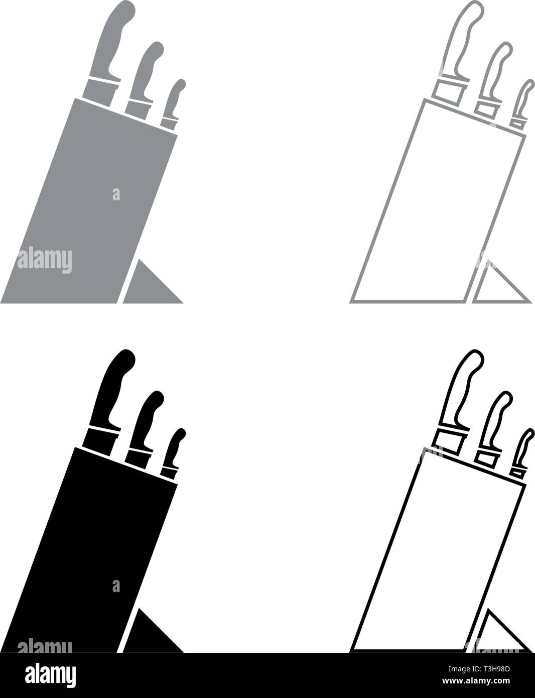 Knife holder icon in Stock Vector Images - Alamy