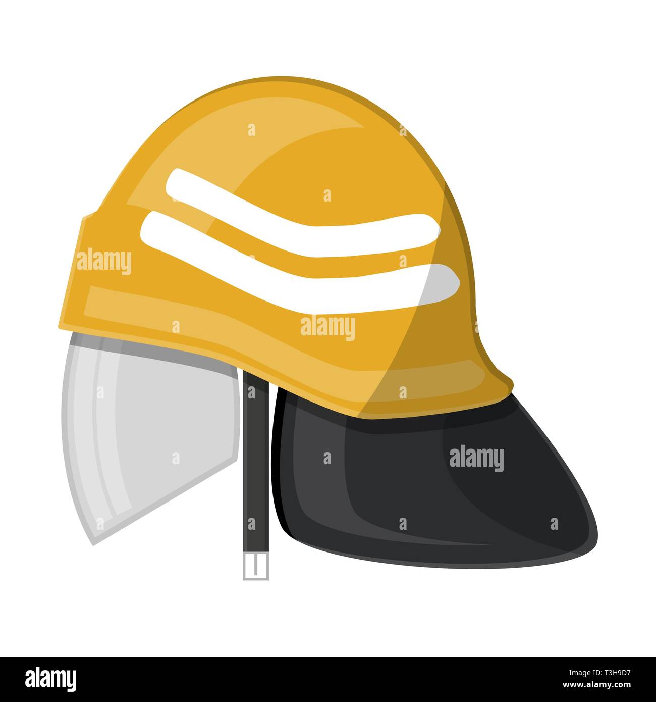Yellow Fire Helmet Clip Art