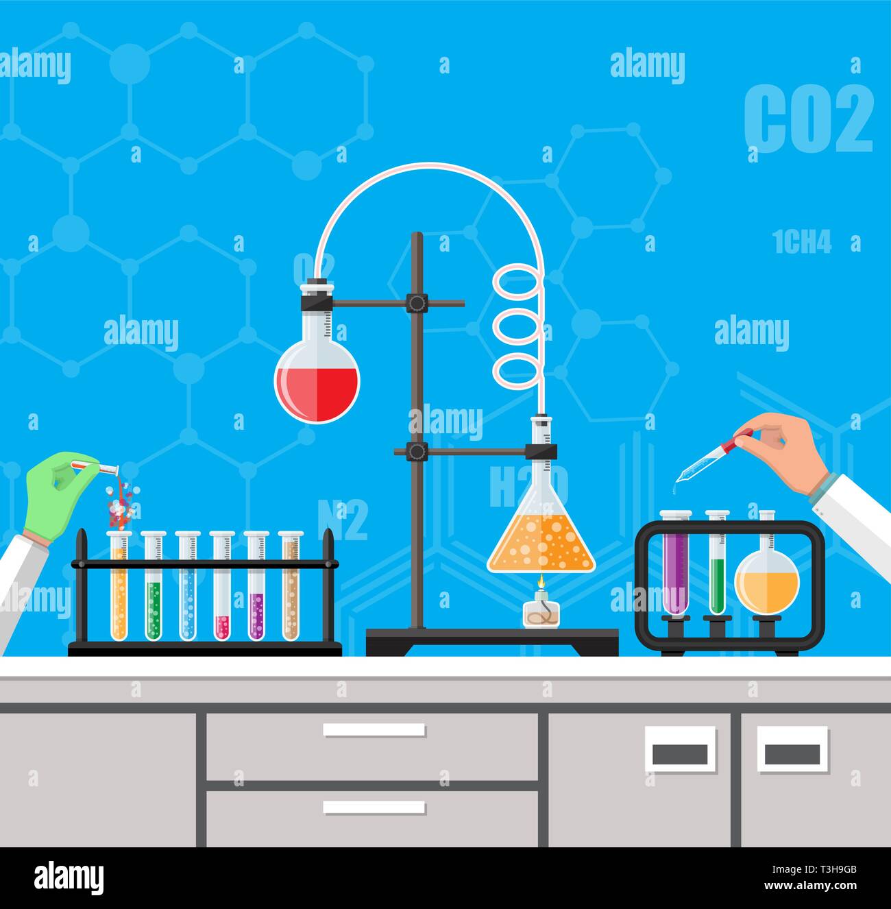 Biology Experiments Clipart