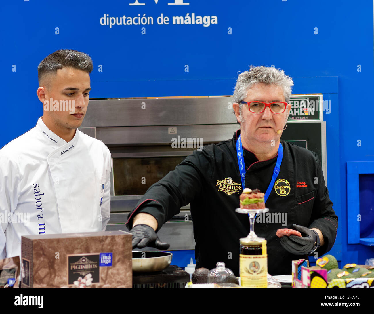 Chef Txema Fernandez and Adrian Rosa, Young Chef Award at 33rd Gourmets ...