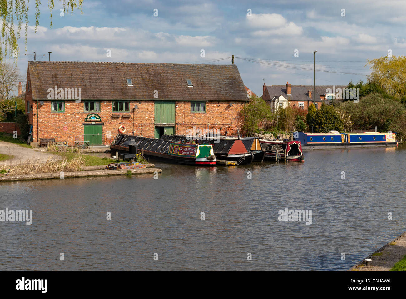 Heritage Centre at The Wharf Shardlow on the Trent and Mersey Canal ...