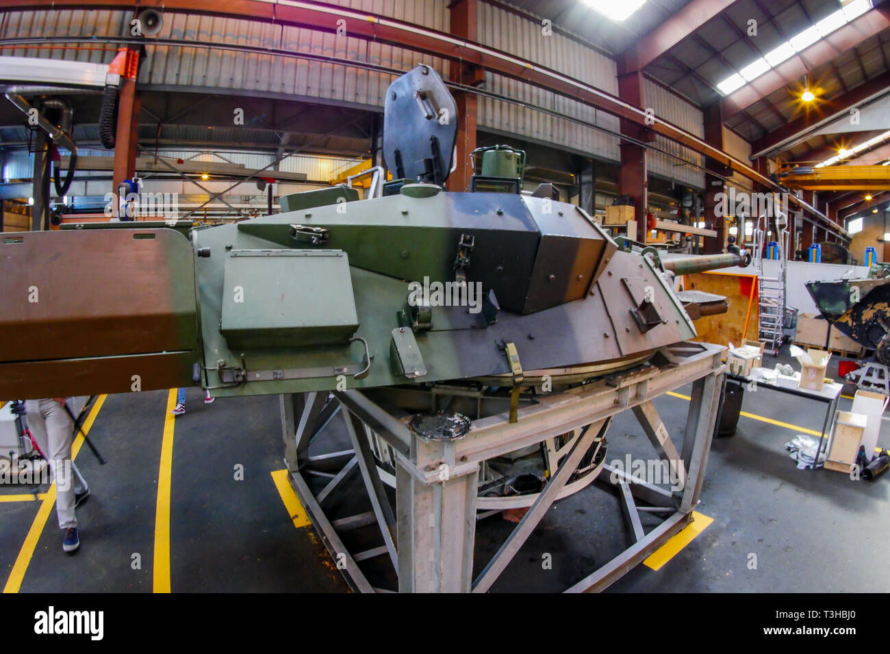 AMX 10 RC, Military mechanical workshop, 7th RMAT, Lyon, France Stock ...