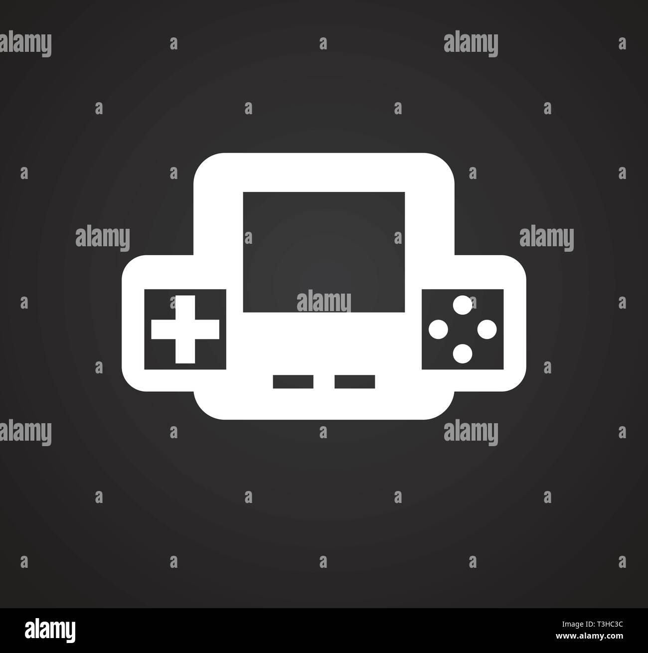Gaming icon on background for graphic and web design. Simple vector ...