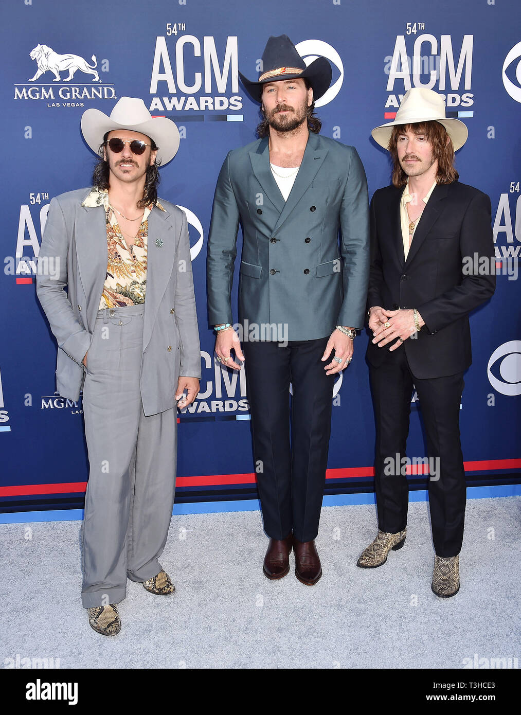 LAS VEGAS, CA - APRIL 07: (L-R) Jess Carson, Mark Wystrach and Cameron ...
