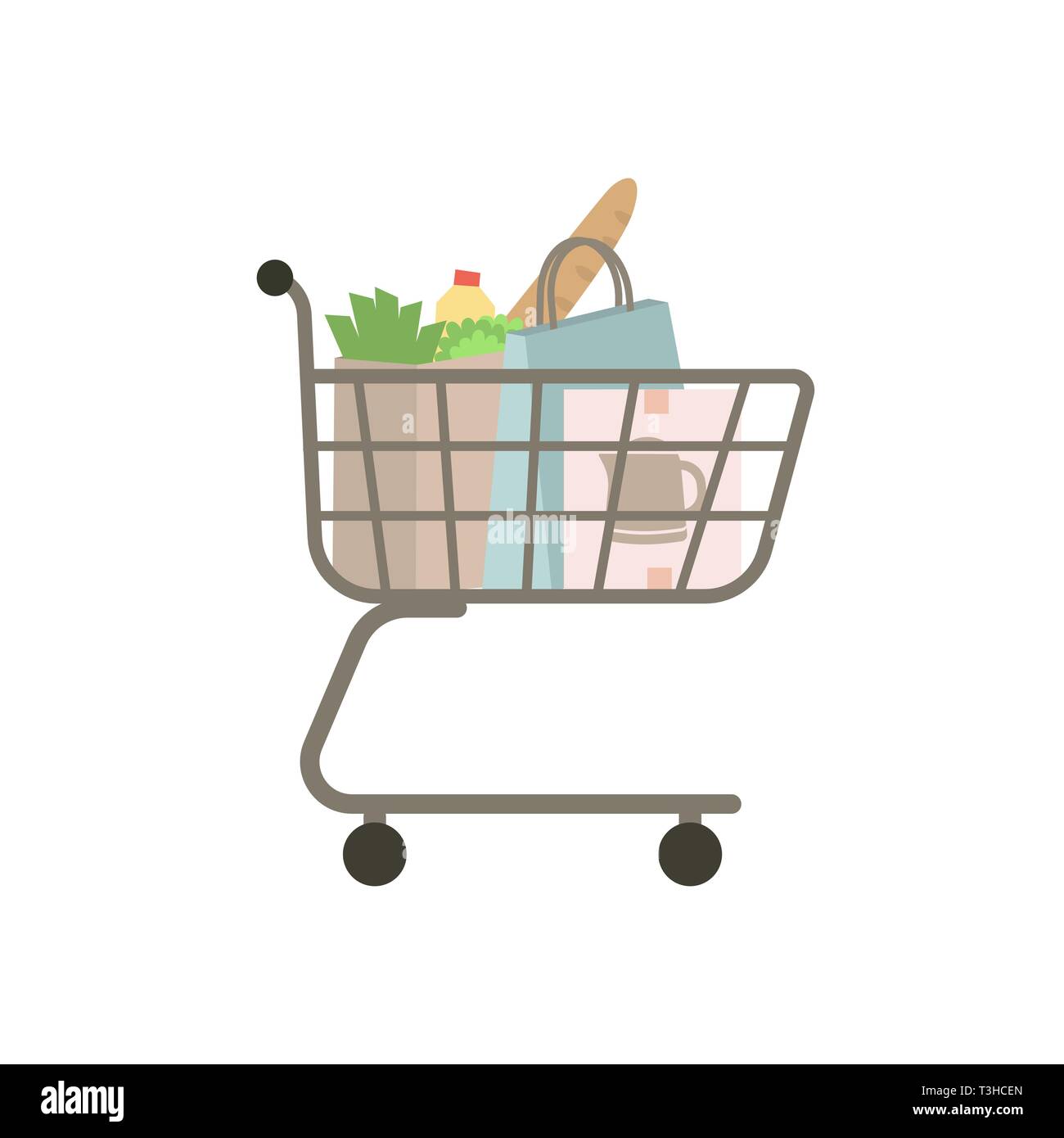 Grocery milk box icon Cut Out Stock Images & Pictures - Alamy