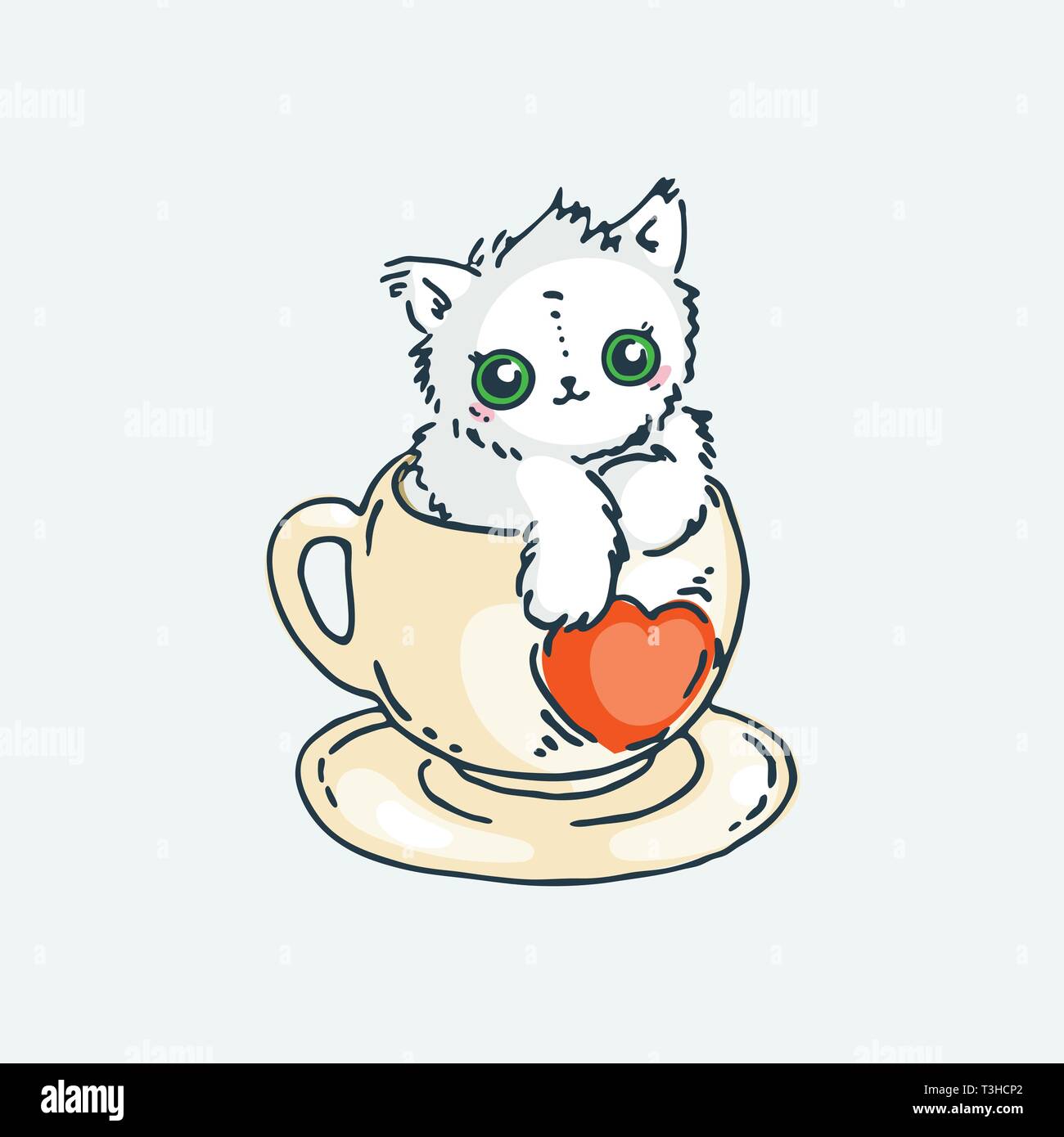 Cute cartoon animal. Vector clip art illustration for children design ...