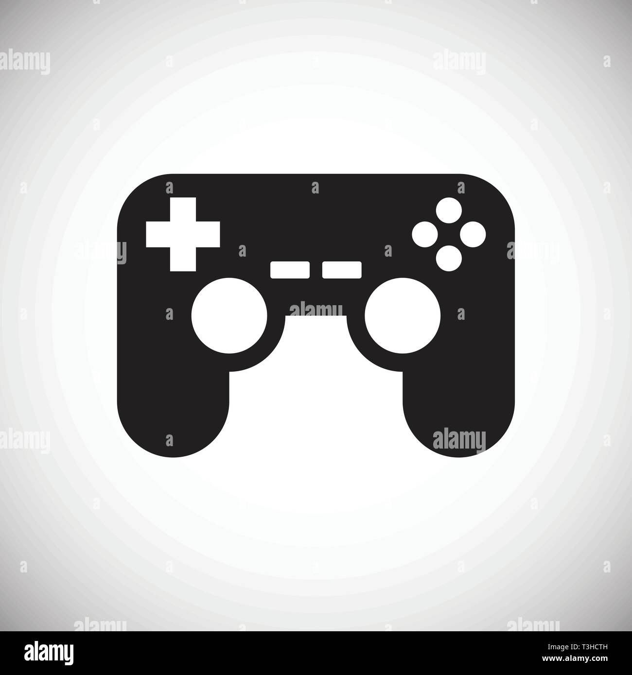 Gaming icon on background for graphic and web design. Simple vector ...