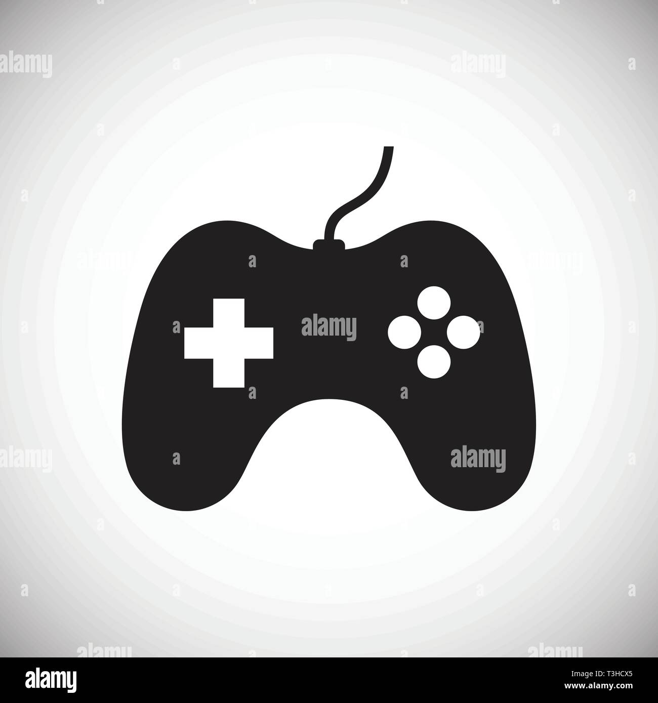 Gaming icon on background for graphic and web design. Simple vector ...