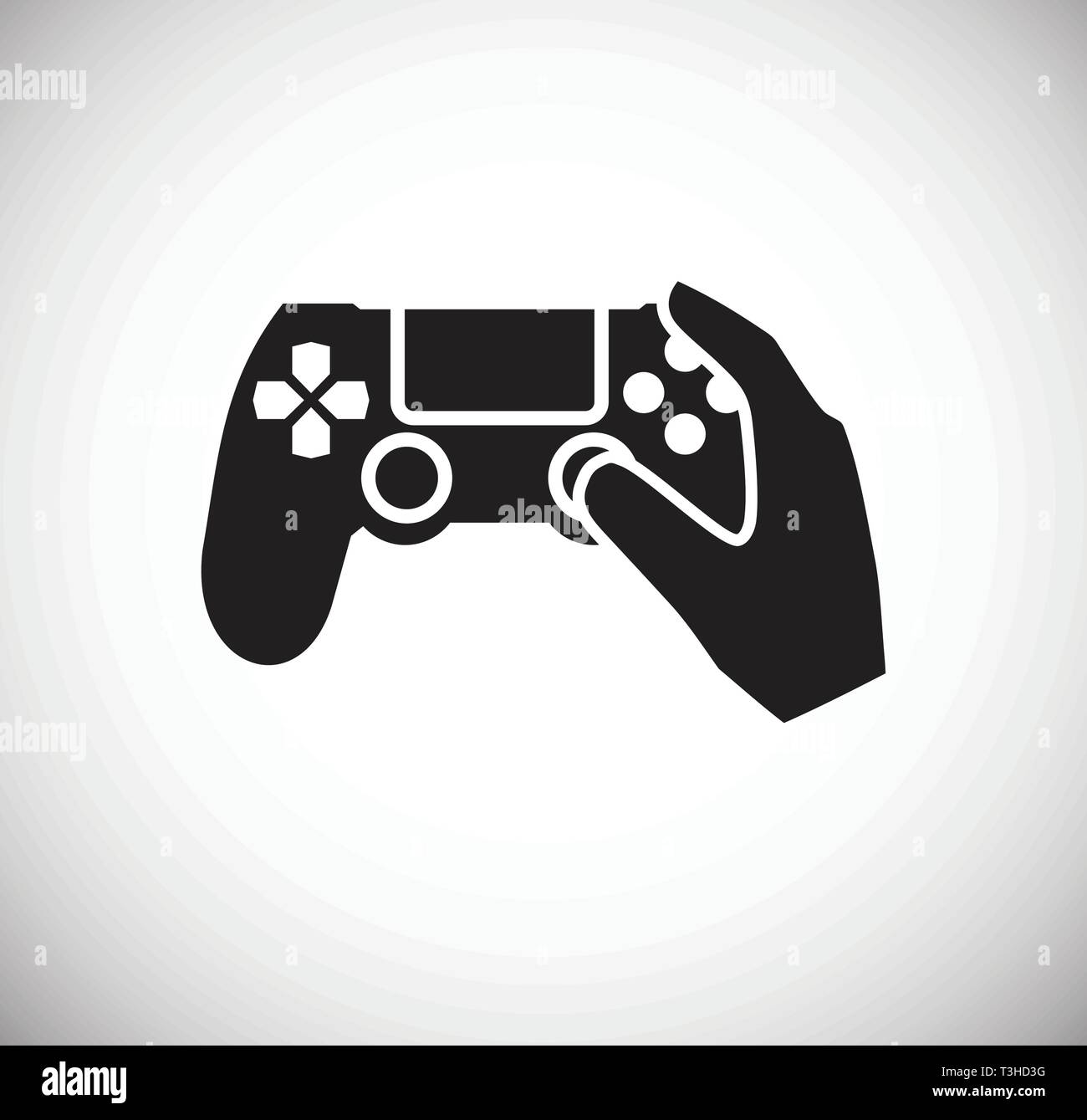 Gaming icon on background for graphic and web design. Simple vector ...