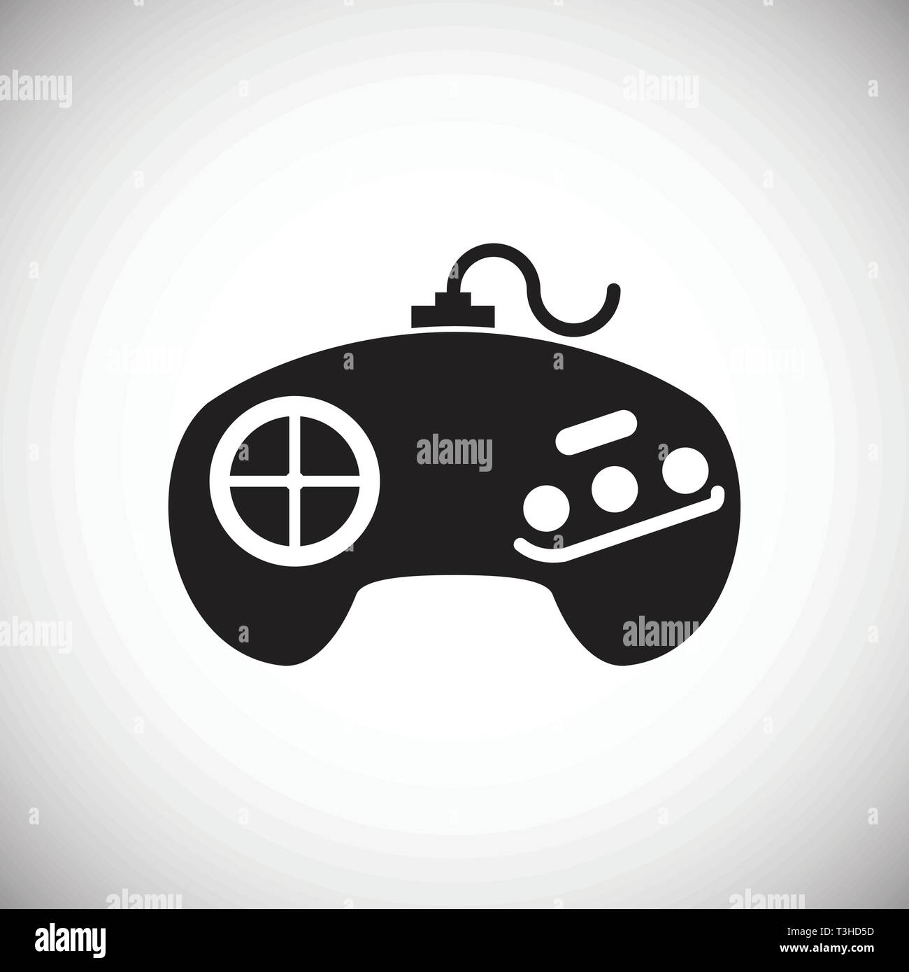 Gaming icon on background for graphic and web design. Simple vector ...