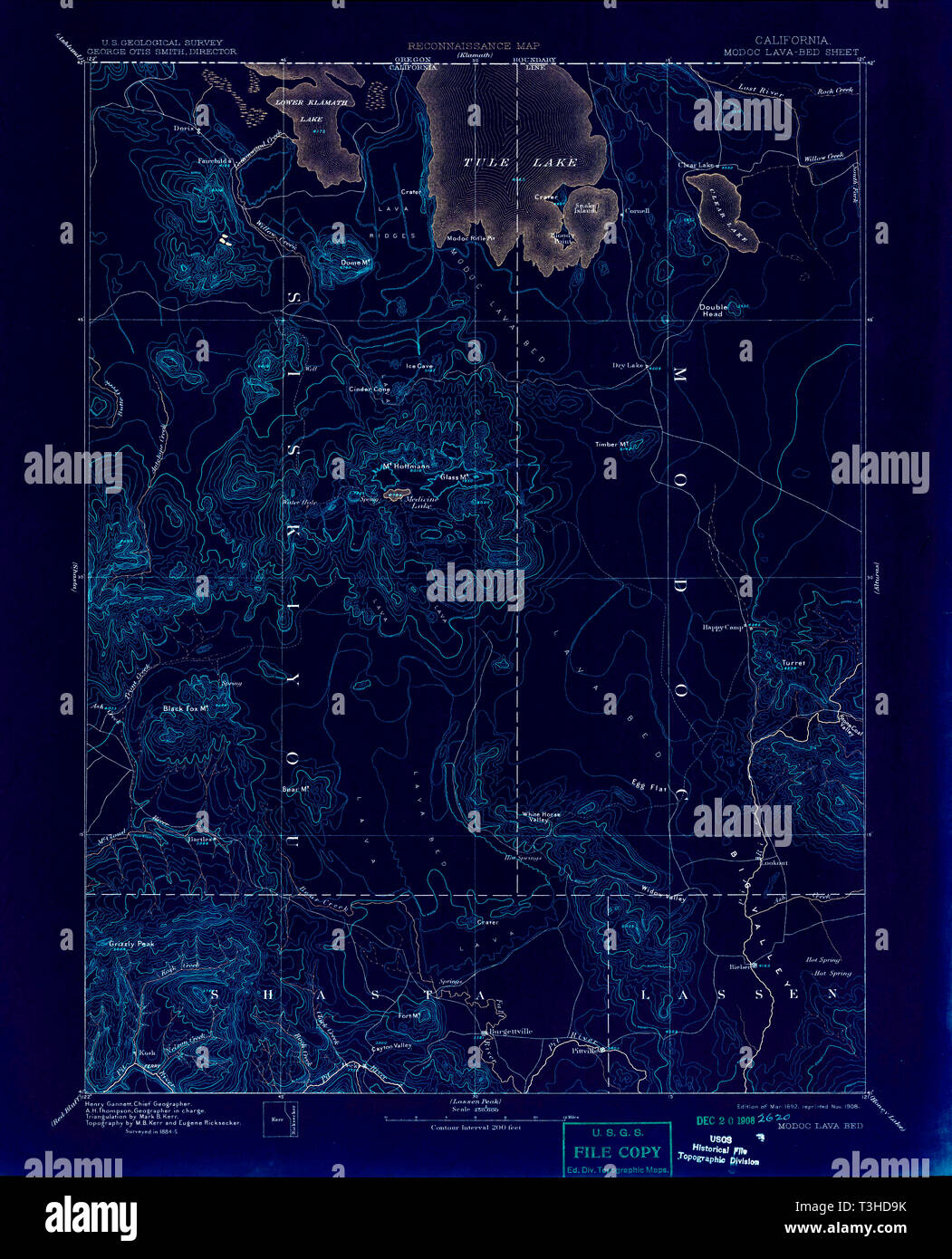 Modoc map hi-res stock photography and images - Alamy