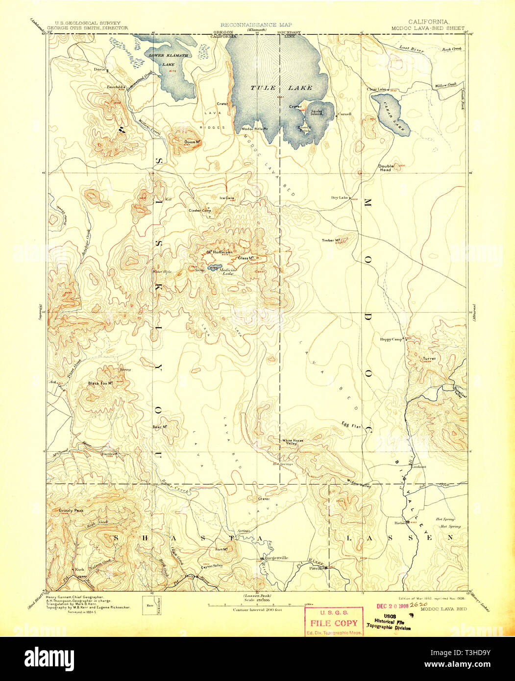Modoc map hi-res stock photography and images - Alamy