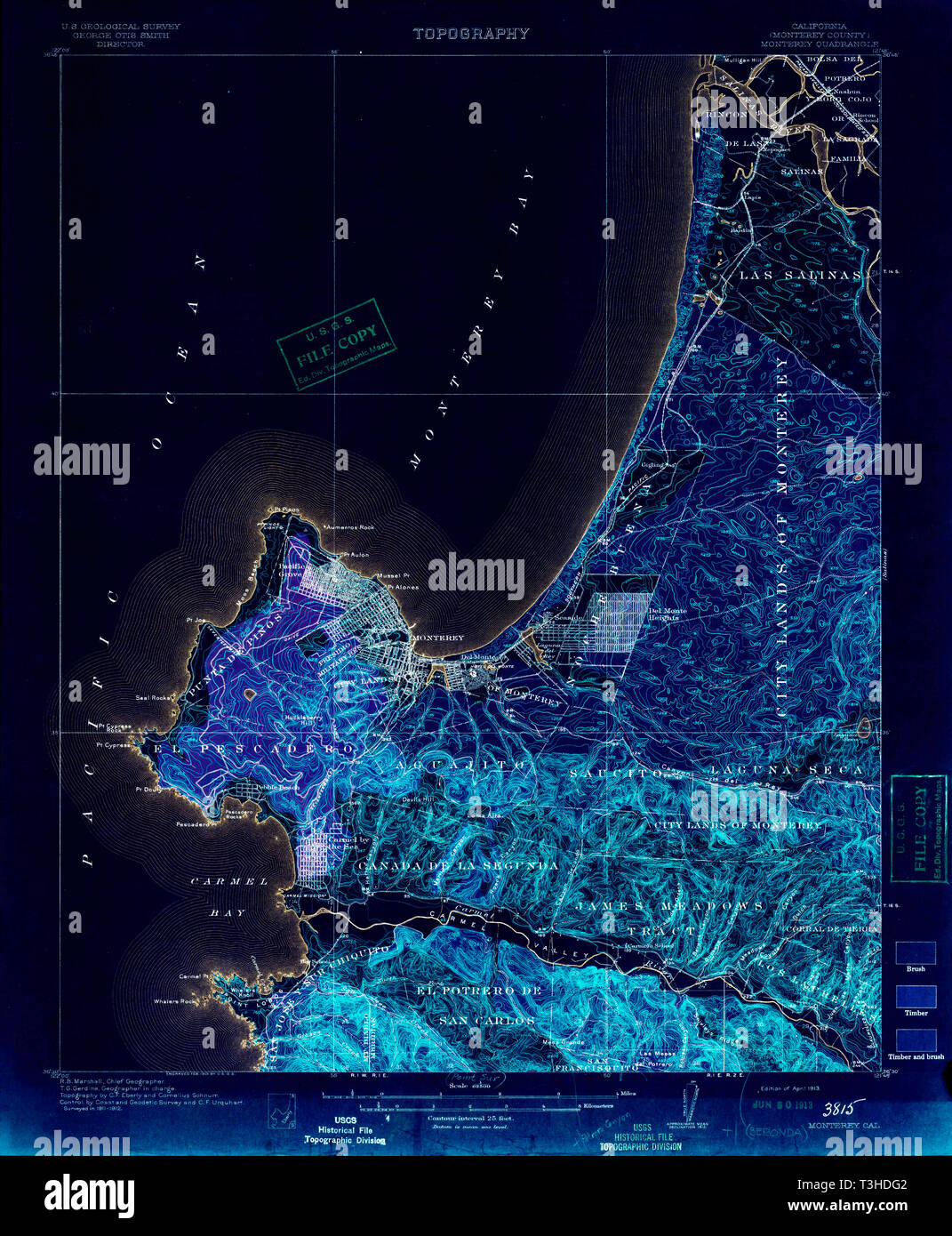 1913 california map hi-res stock photography and images - Alamy