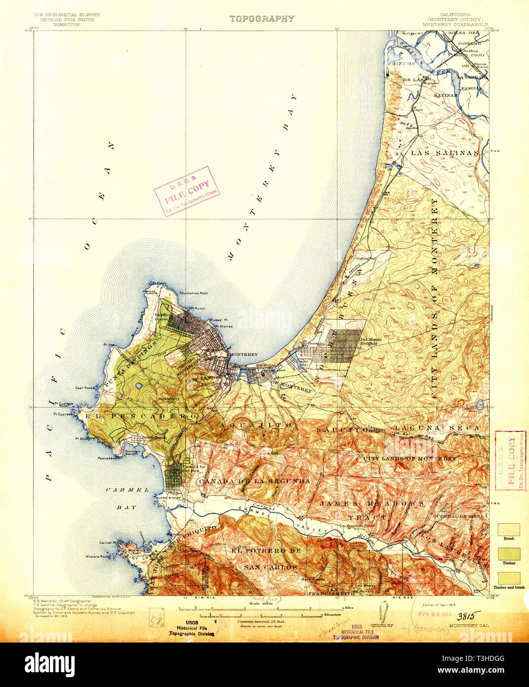 1913 california map hi-res stock photography and images - Alamy