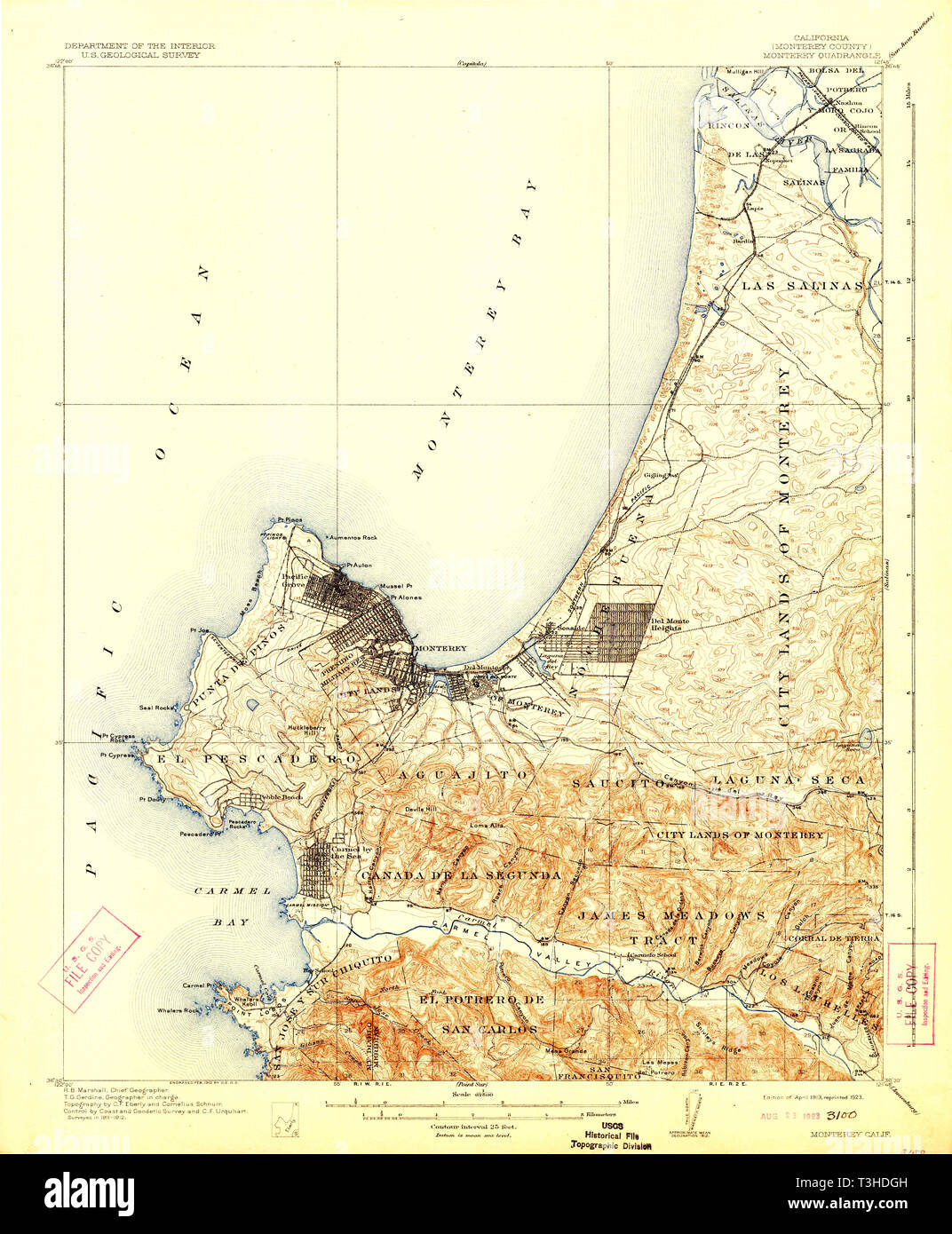 1913 california map hi-res stock photography and images - Alamy