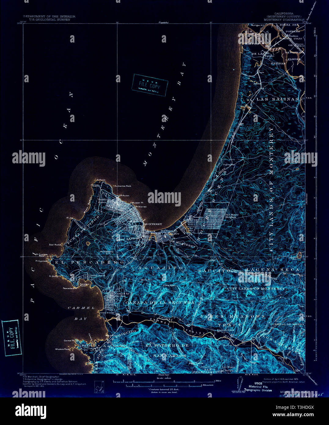 1913 california map hi-res stock photography and images - Alamy