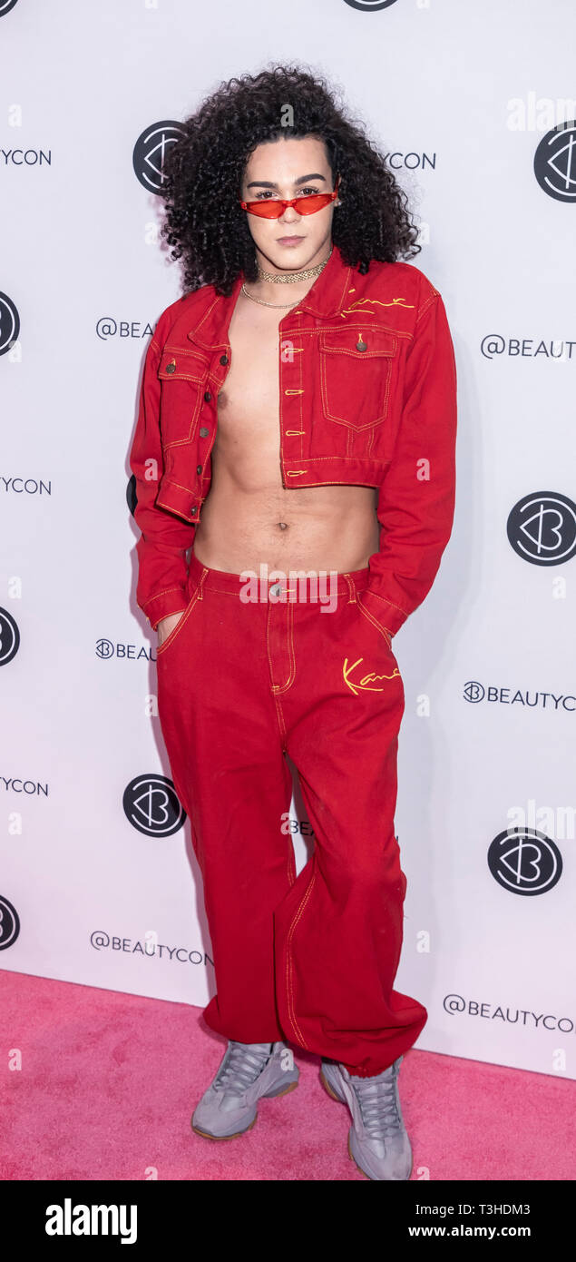New York, NY, USA - April 7, 2019: Justin Marcus attends Beautycon ...