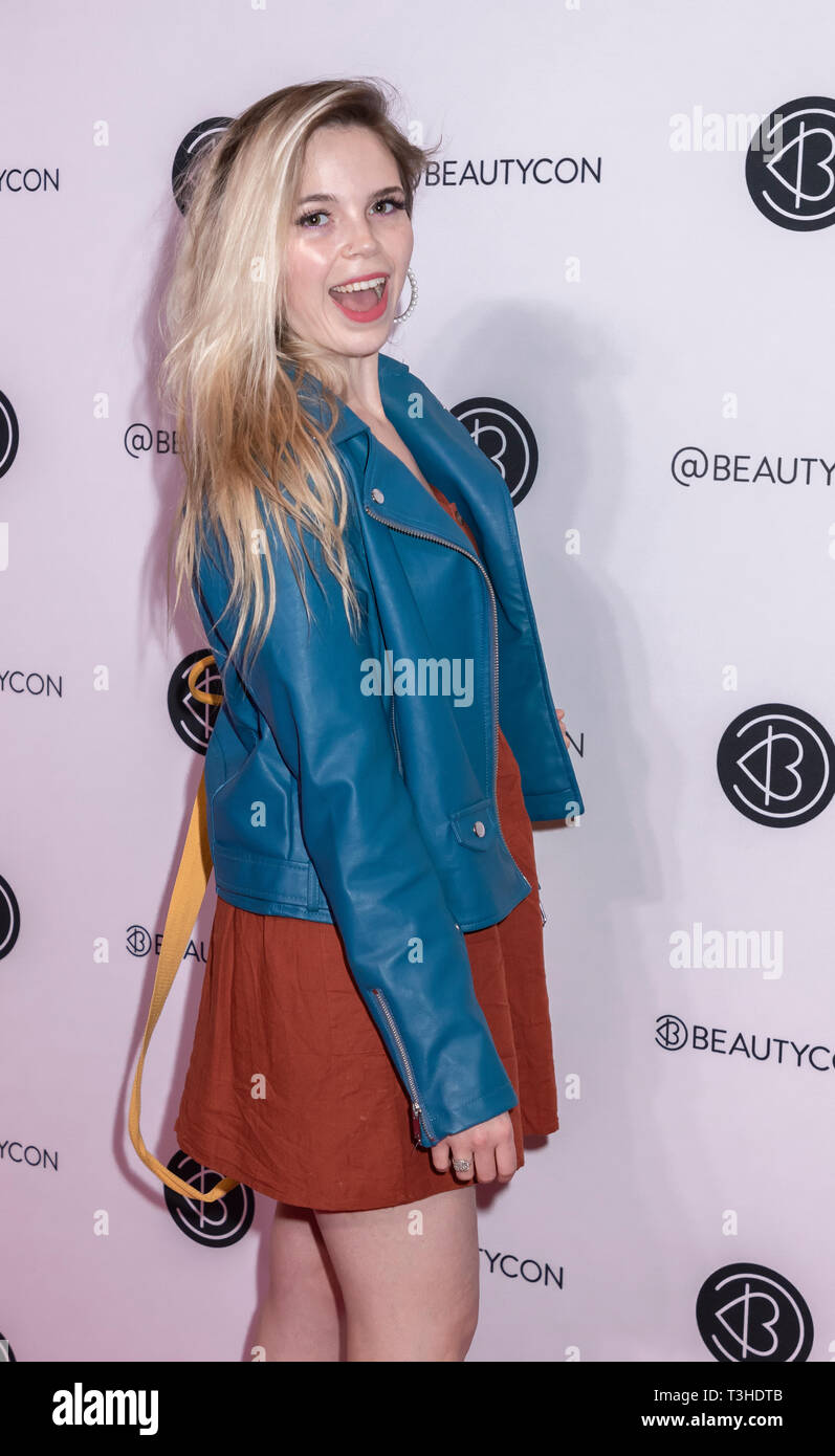 New York, NY, USA - April 7, 2019: Hannah Ziad attends Beautycon ...