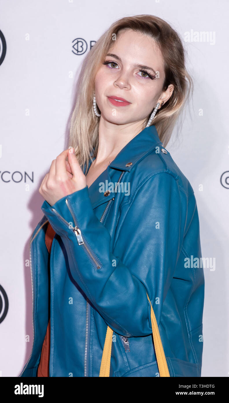 New York, NY, USA - April 7, 2019: Hannah Ziad attends Beautycon ...