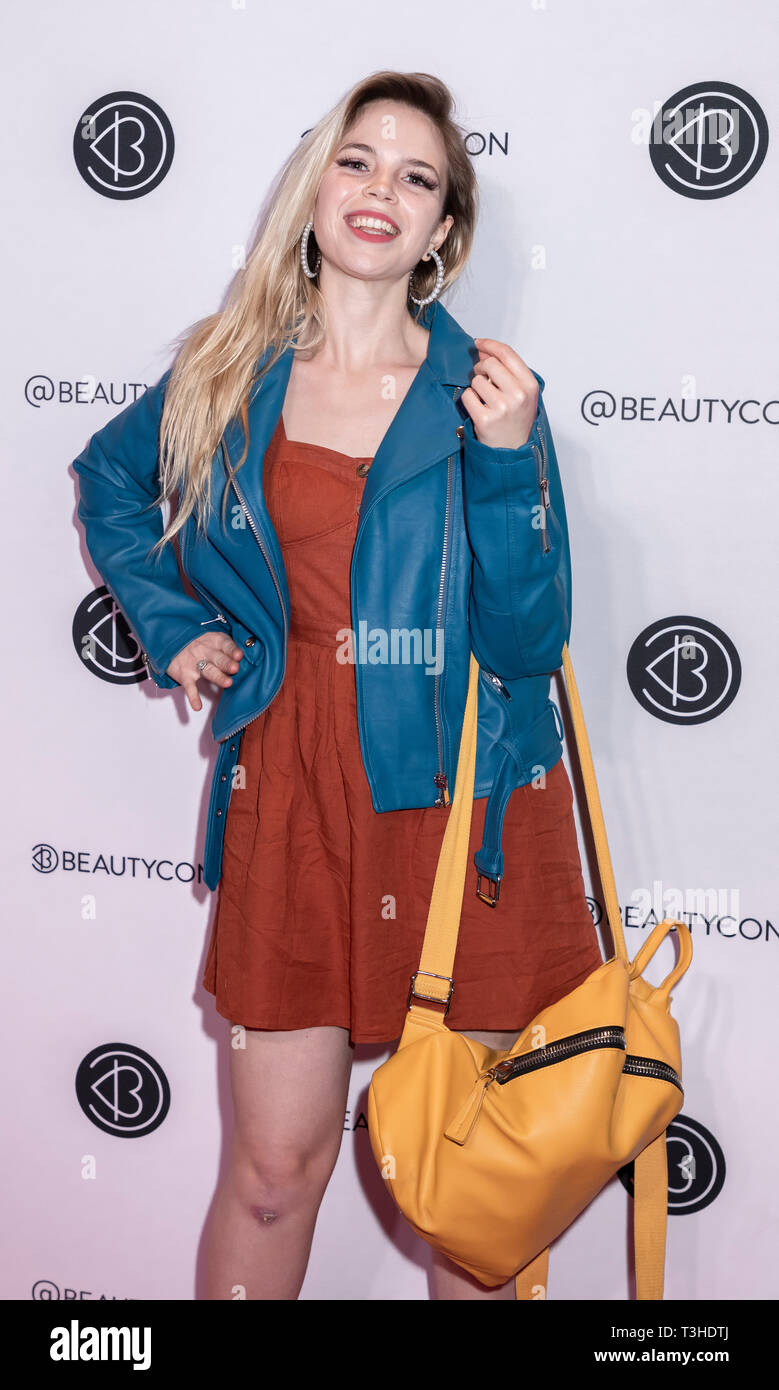 New York, NY, USA - April 7, 2019: Hannah Ziad attends Beautycon ...