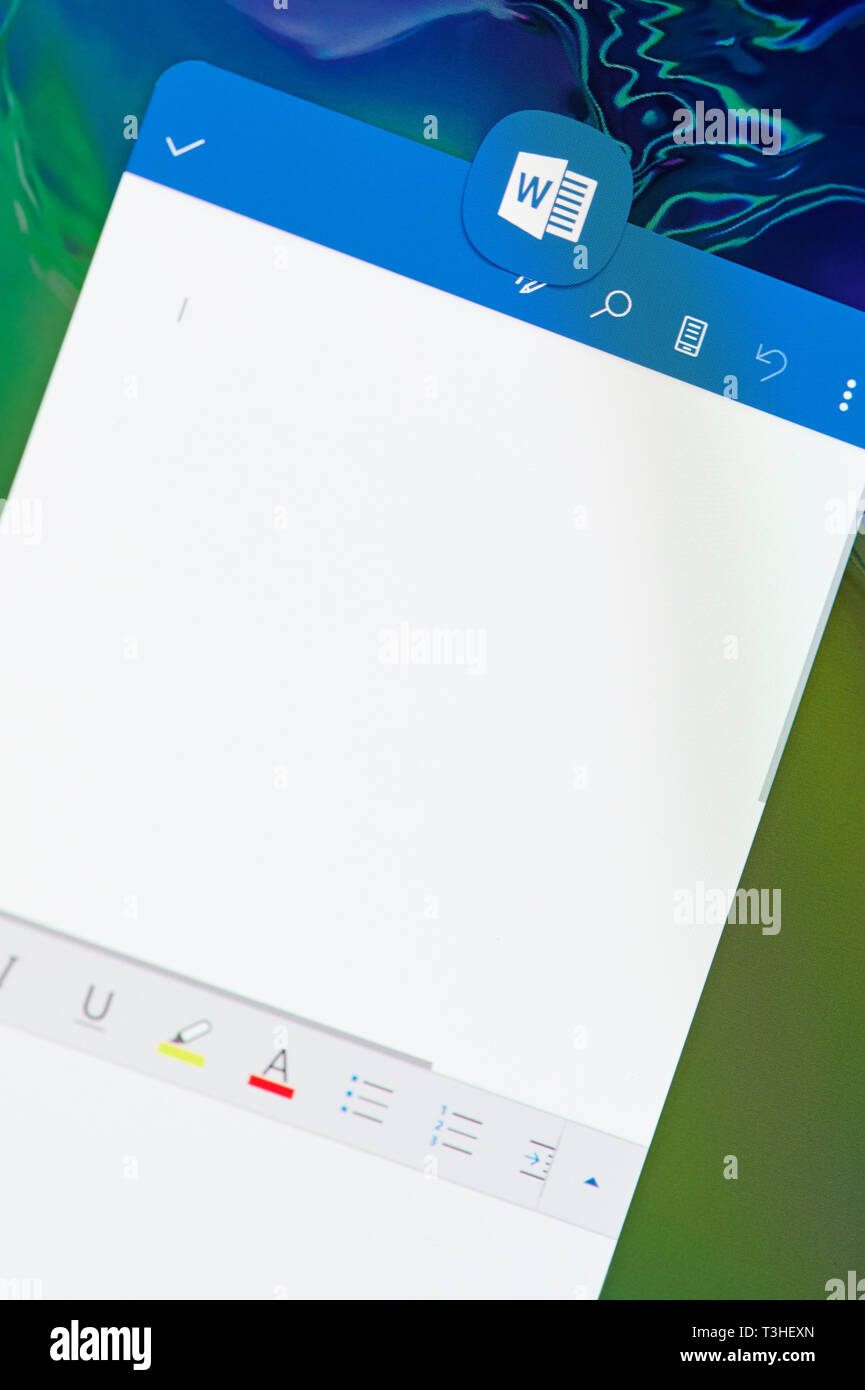 Microsoft word editorial hi-res stock photography and images - Alamy