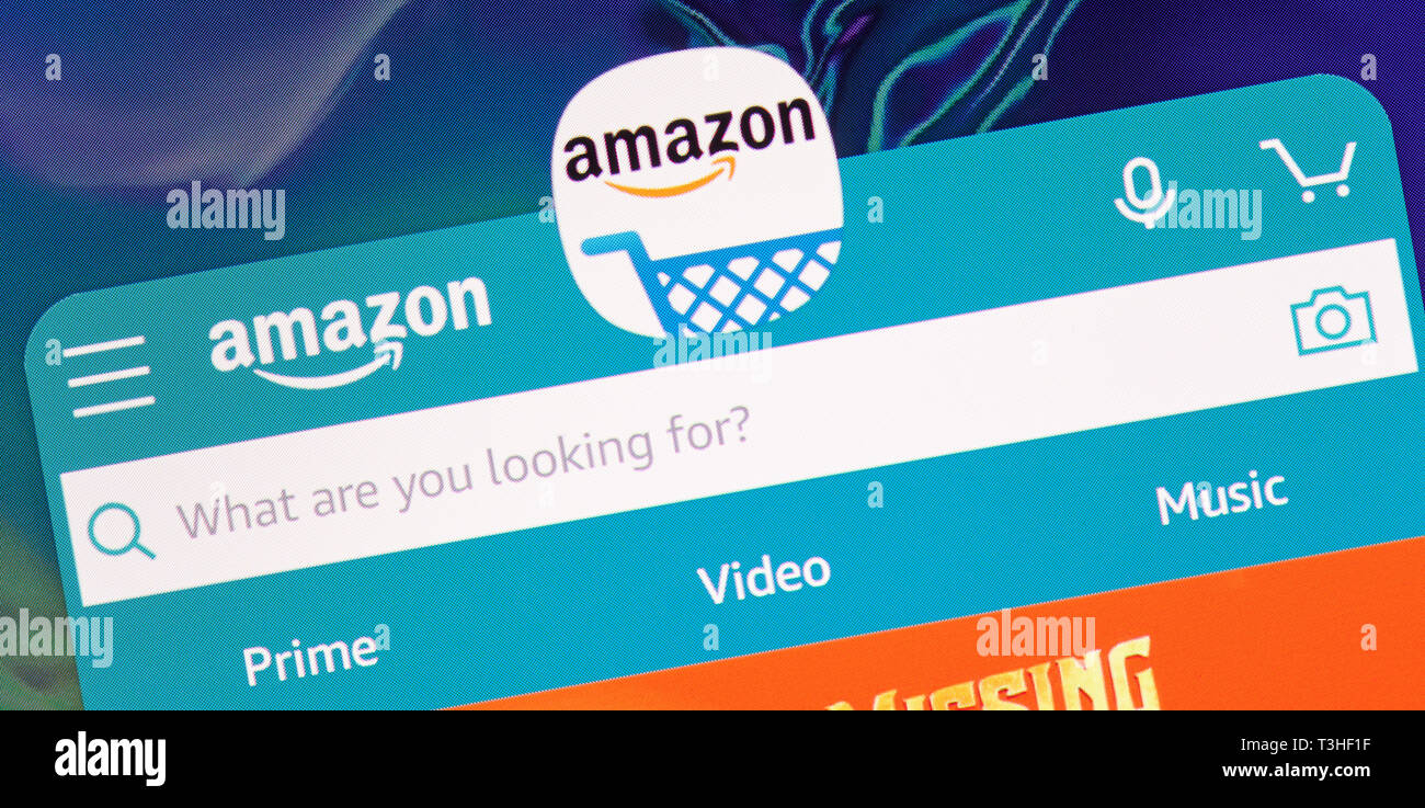 New amazon shopping app icon hi-res stock photography and images - Alamy