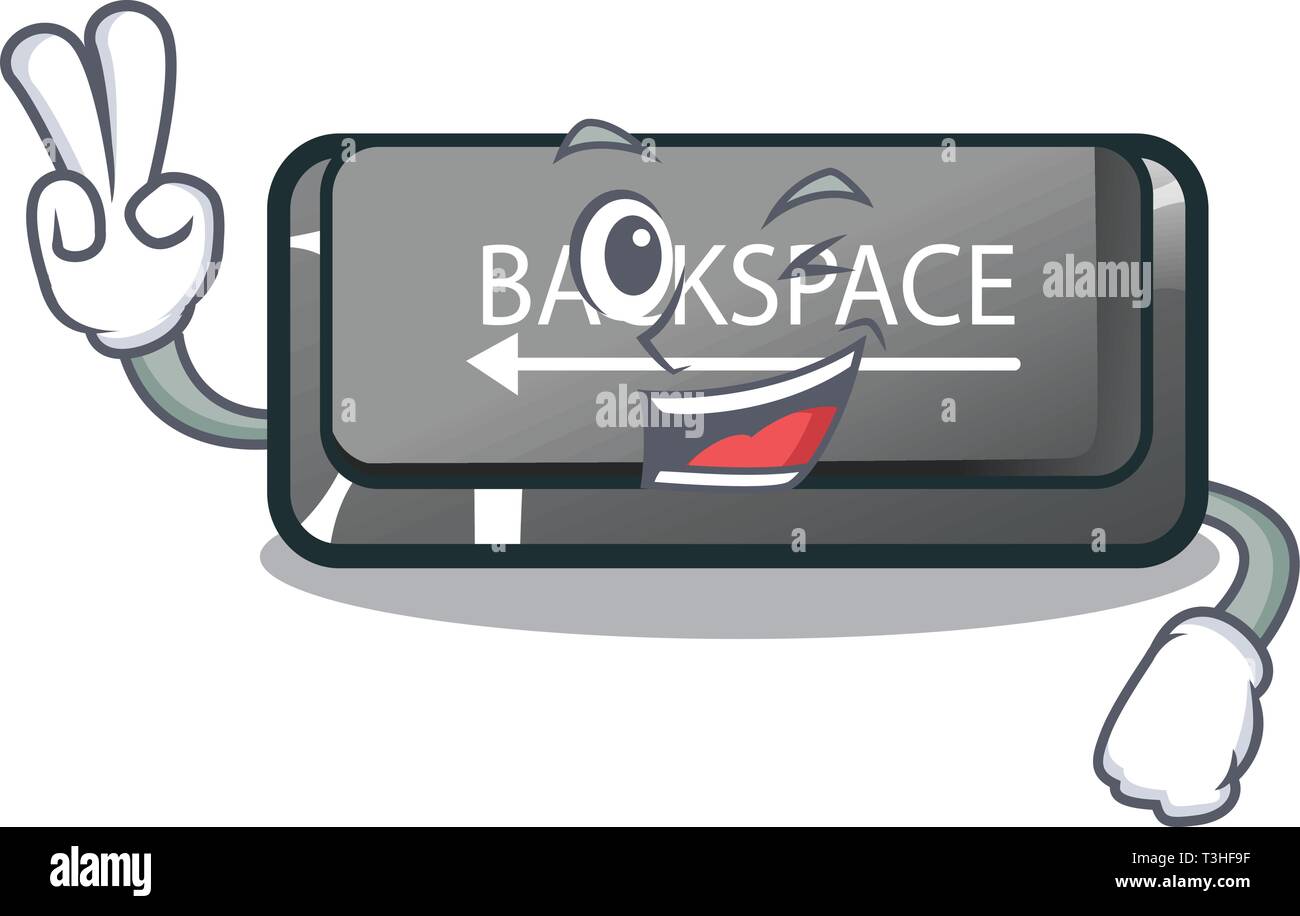 Backspace button Cut Out Stock Images & Pictures - Alamy