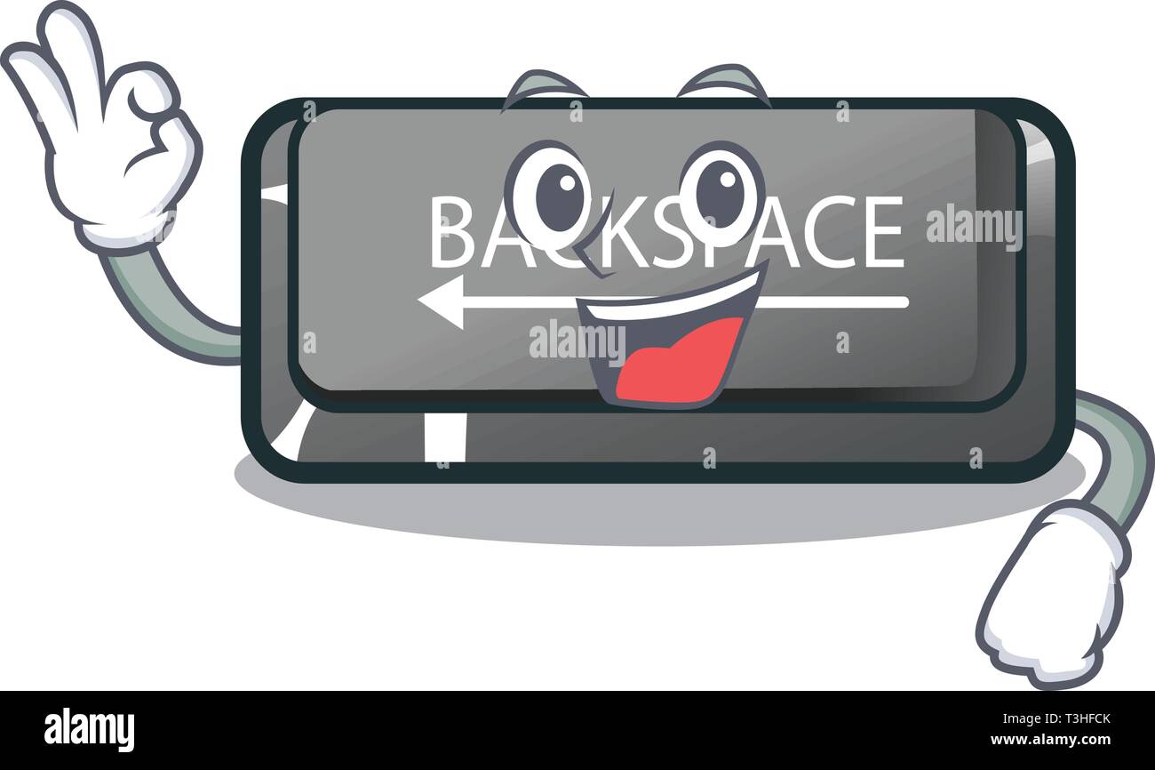 Button backspace Cut Out Stock Images & Pictures - Alamy