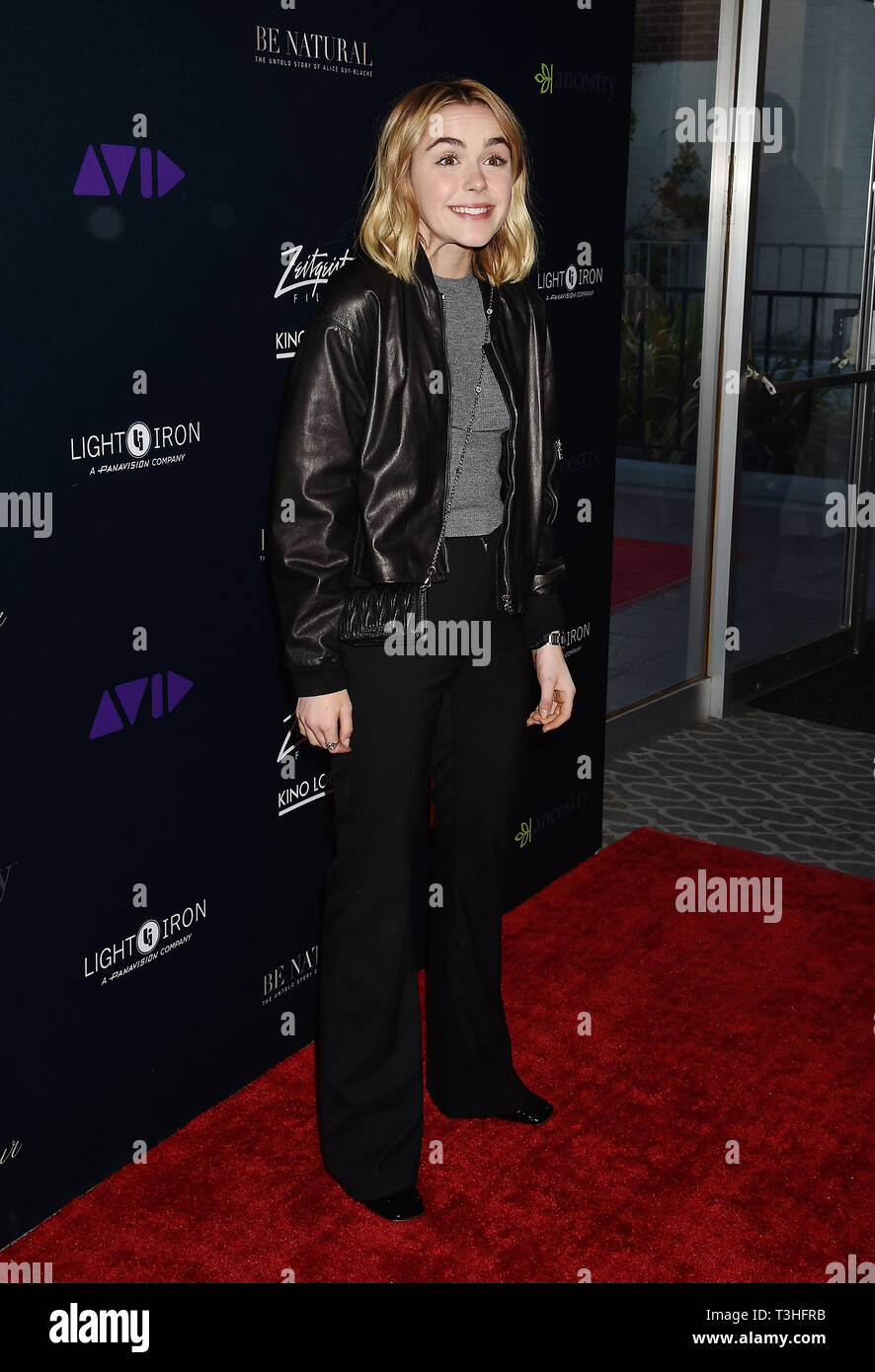 LOS ANGELES, CA - APRIL 09: Kiernan Shipka attends the Los Angeles ...