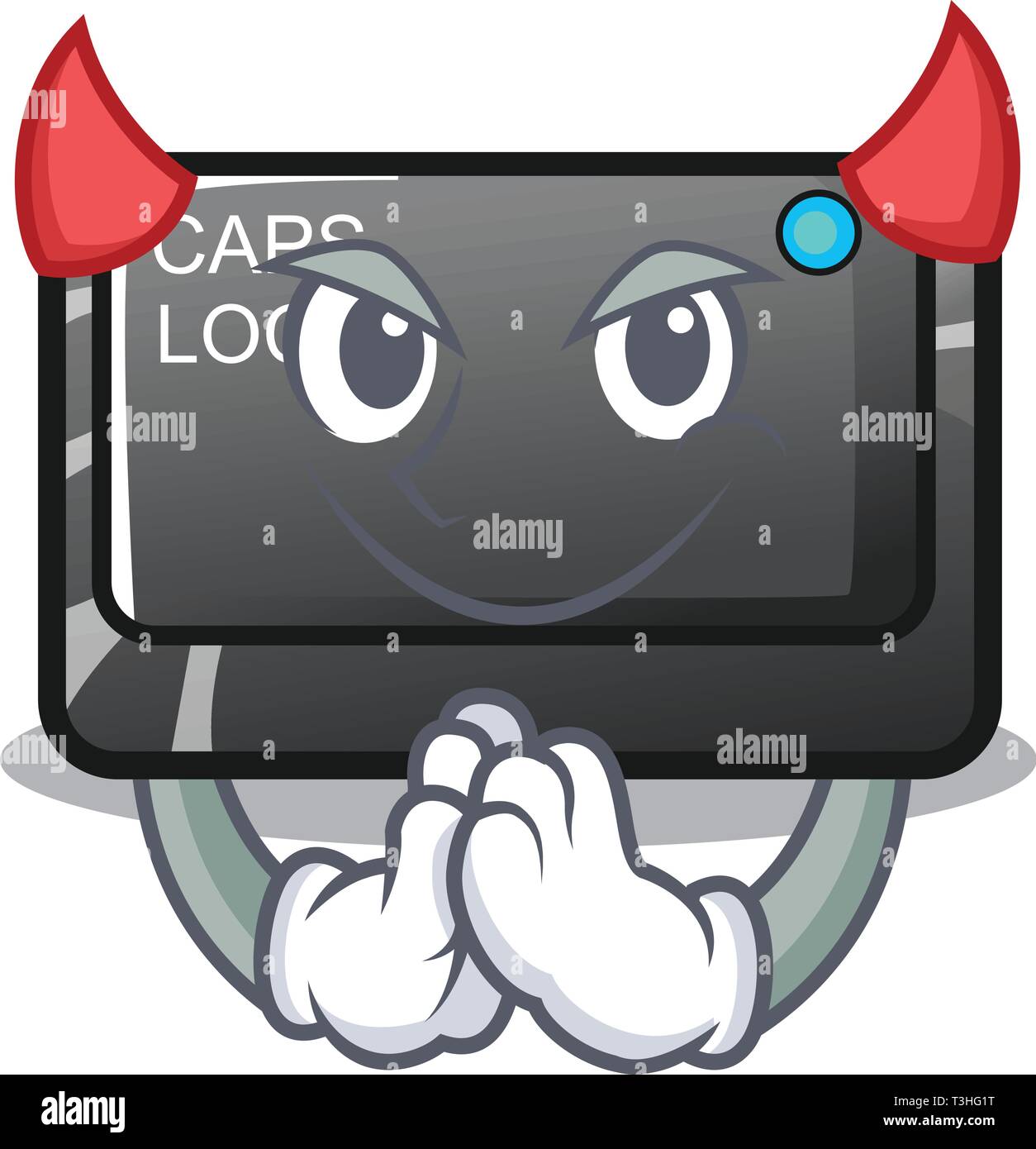 Cartoon lock angry expression hi-res stock photography and images - Alamy