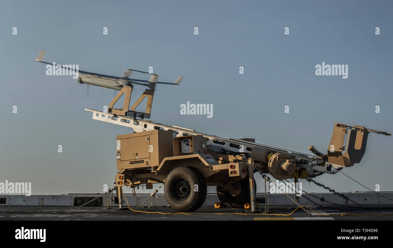 190325-M-QS181-0003 PACIFIC OCEAN (March 25, 2019) An RQ-21A Blackjack ...