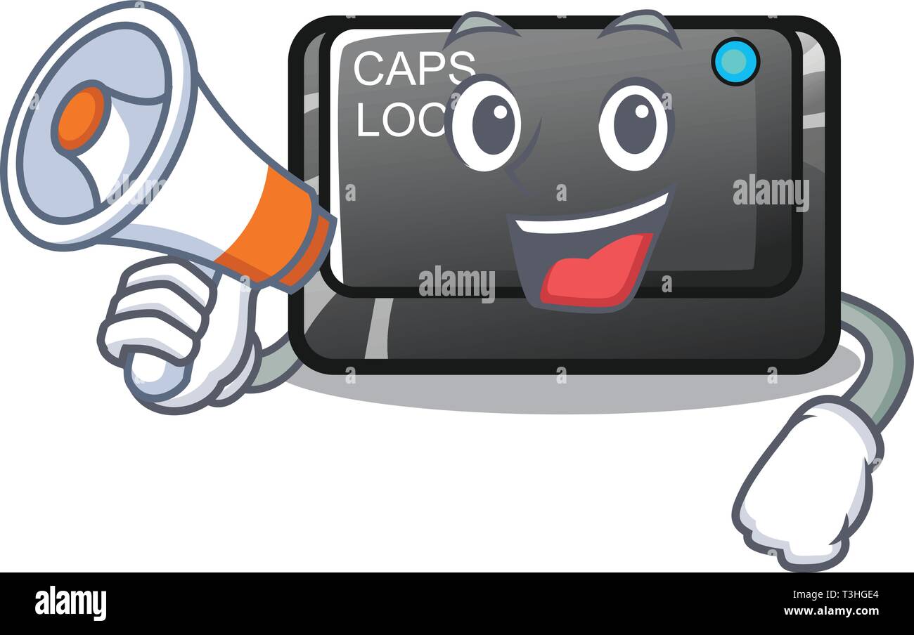 Caps lock cartoon hi-res stock photography and images - Alamy