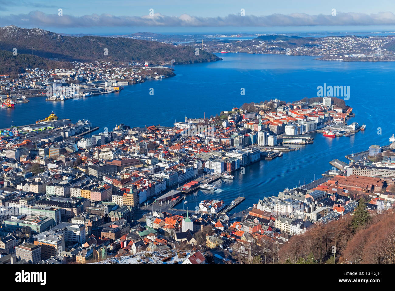 Bergen cityscape hi-res stock photography and images - Alamy