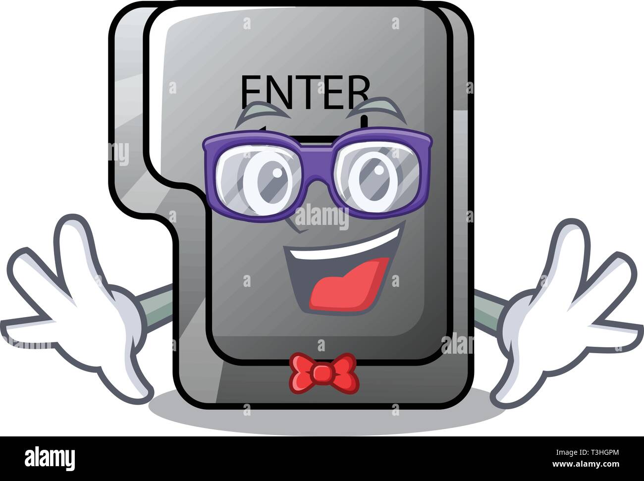 Geek button enter on a keyboard character Stock Vector Image & Art - Alamy