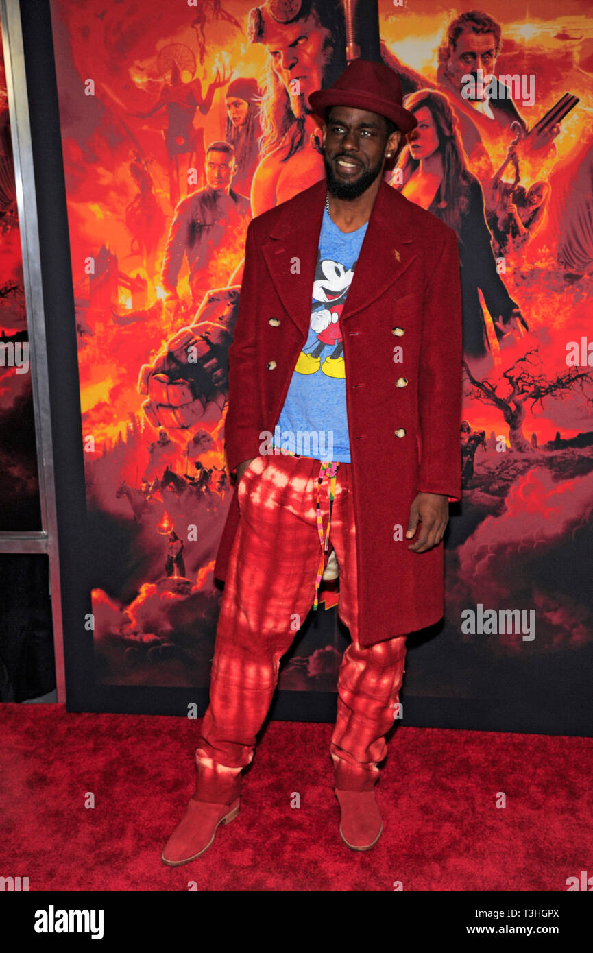 NEW YORK, NY - APRIL 09: Mustafa Shakir attends the 'Hellboy' New York ...