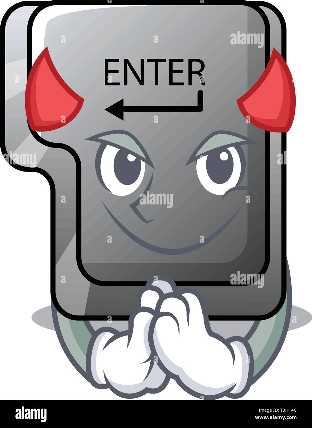 Devil enter Stock Vector Images - Alamy