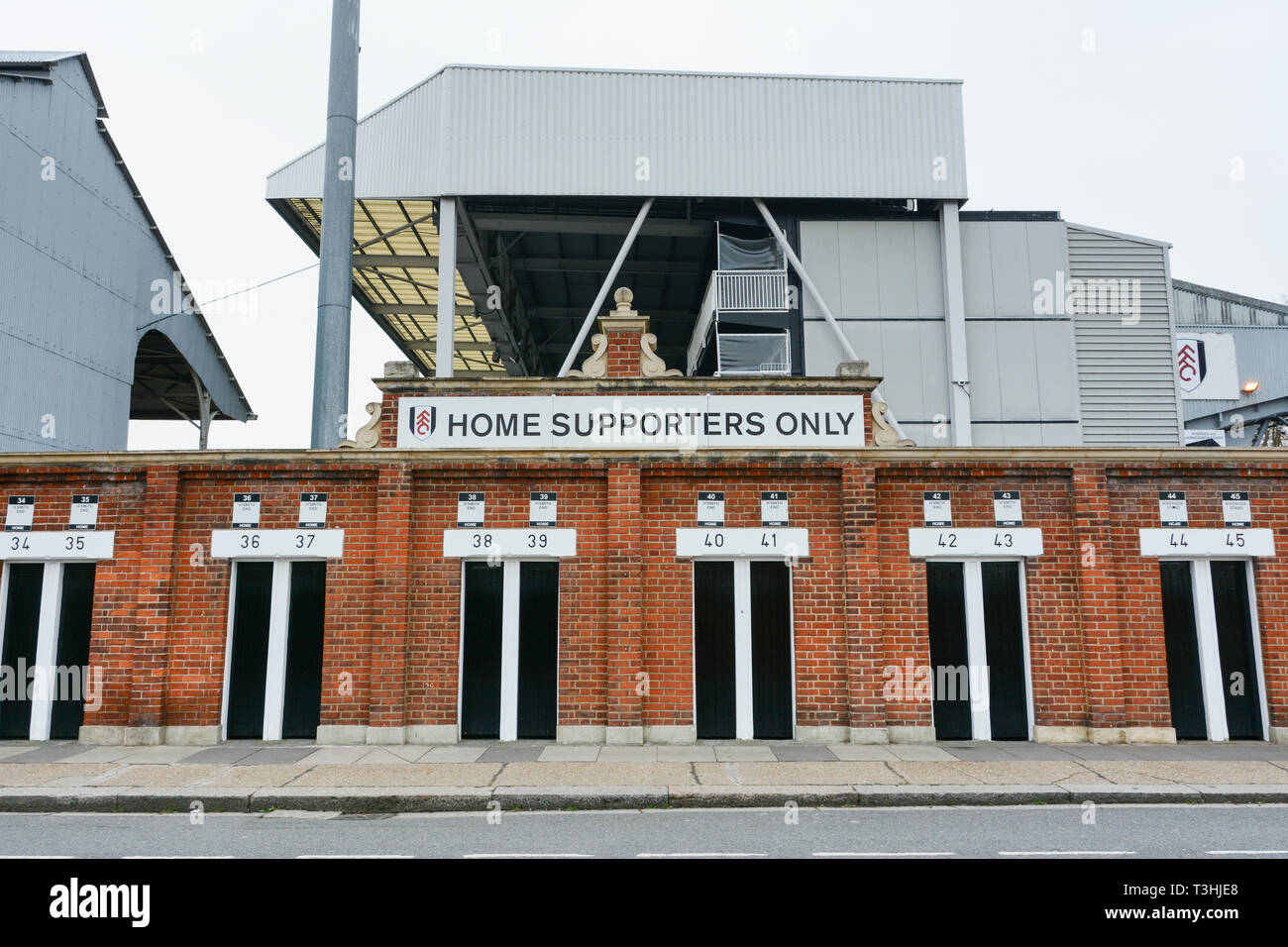 Craven Cottage the home of Fulham Football Club, Fulham, West London ...