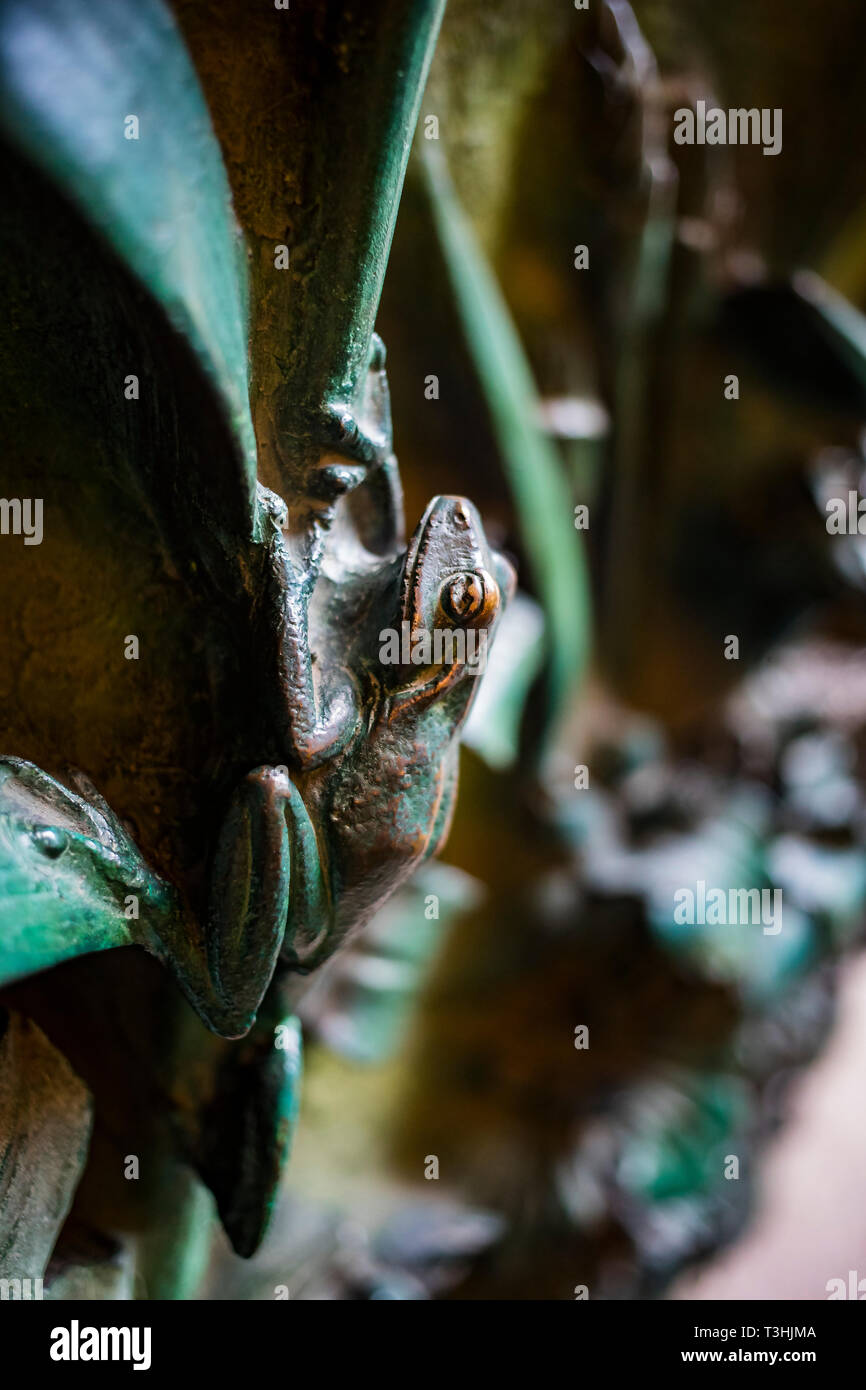 BARCELONA, SPAIN - 13 JANUARY 2018: Elements of insects, flowers, birds ...