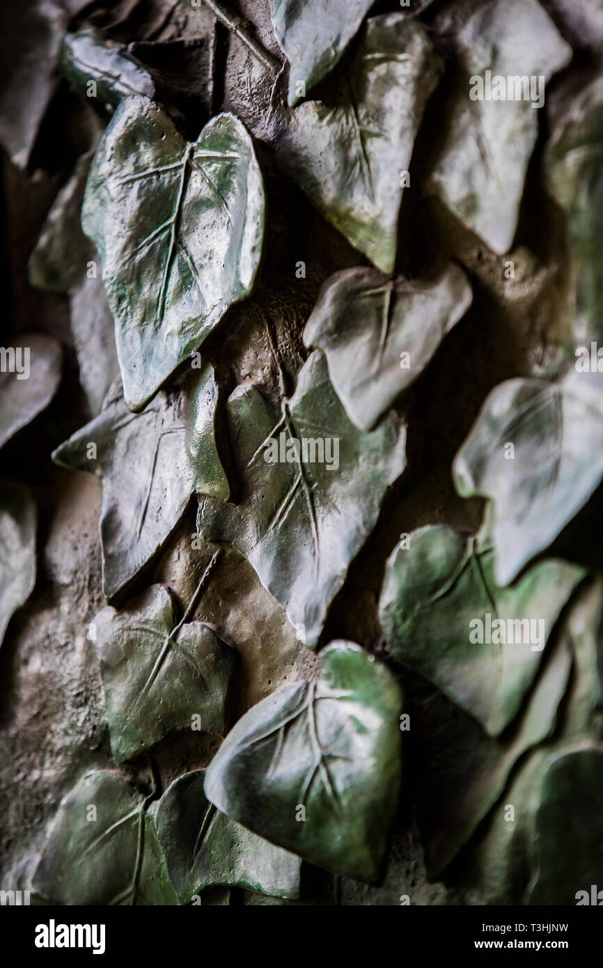 BARCELONA, SPAIN - 13 JANUARY 2018: Elements of insects, flowers, birds ...