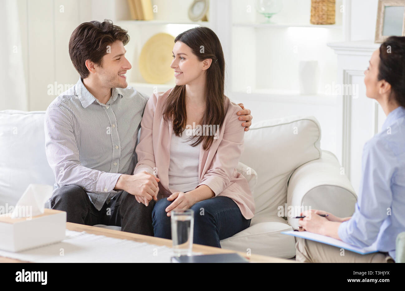 Happy therapy session hi-res stock photography and images - Alamy