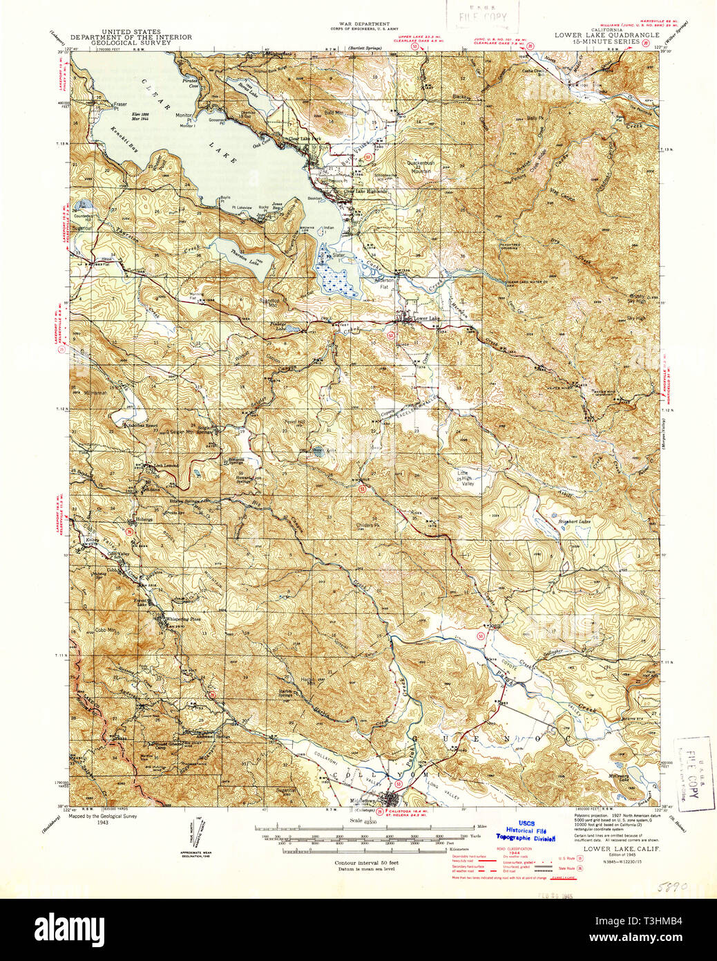 Lower california map hi-res stock photography and images - Alamy