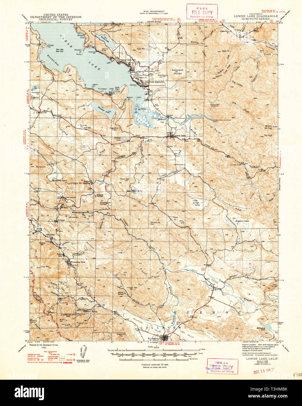 Lower california map hi-res stock photography and images - Alamy