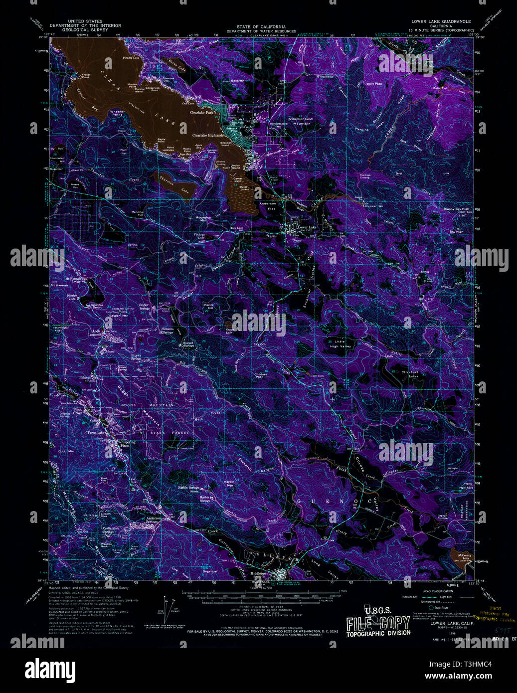 Lower california map hi-res stock photography and images - Alamy