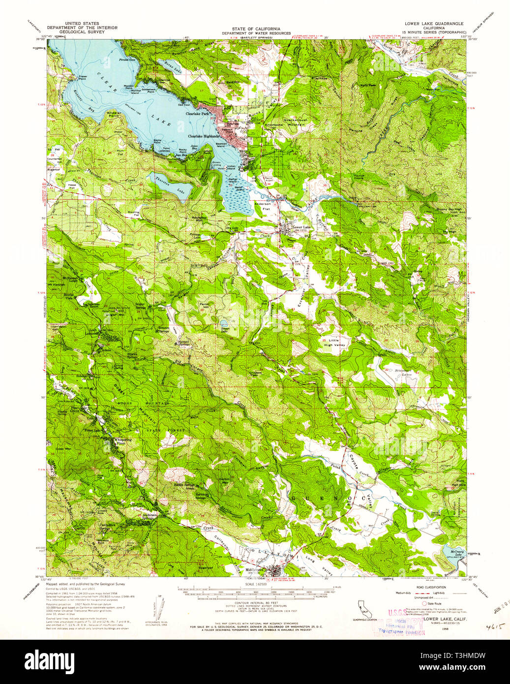 Lower california map hi-res stock photography and images - Alamy