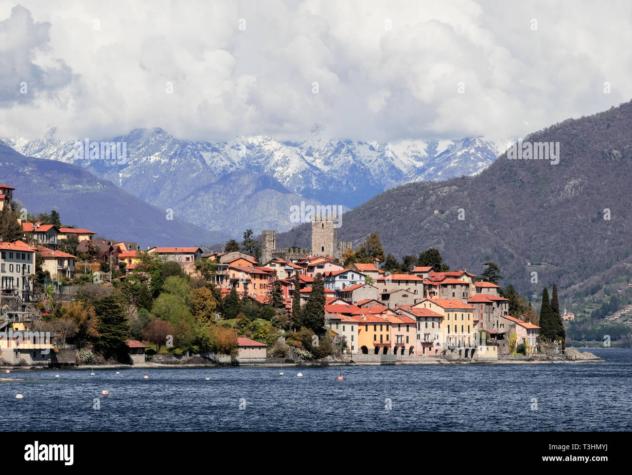 The most beautiful villages of Como lake, Rezzonico, a picturesque ...