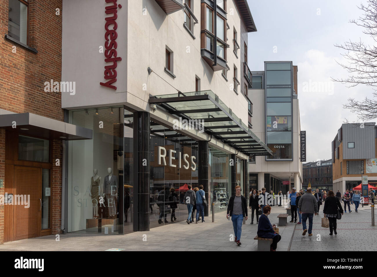 Debenhams flagship store, Princesshay, Exeter Stock Photo - Alamy