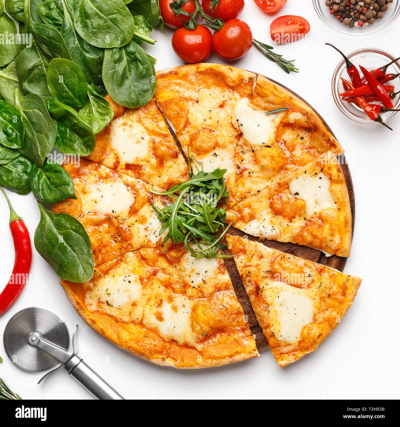 Cheesy pizza slice hi-res stock photography and images - Alamy